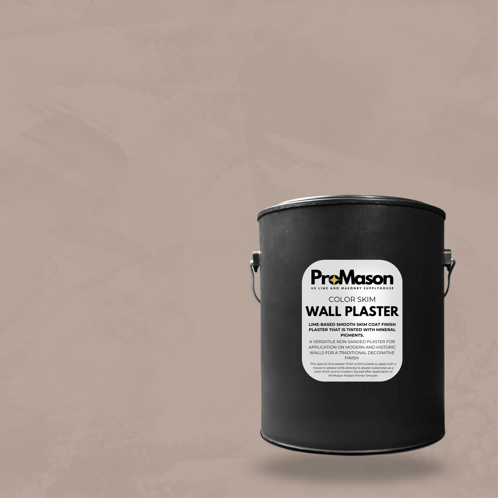 Lime Wall Plaster - Color Skim 113-4 Brown – ProMason Supply