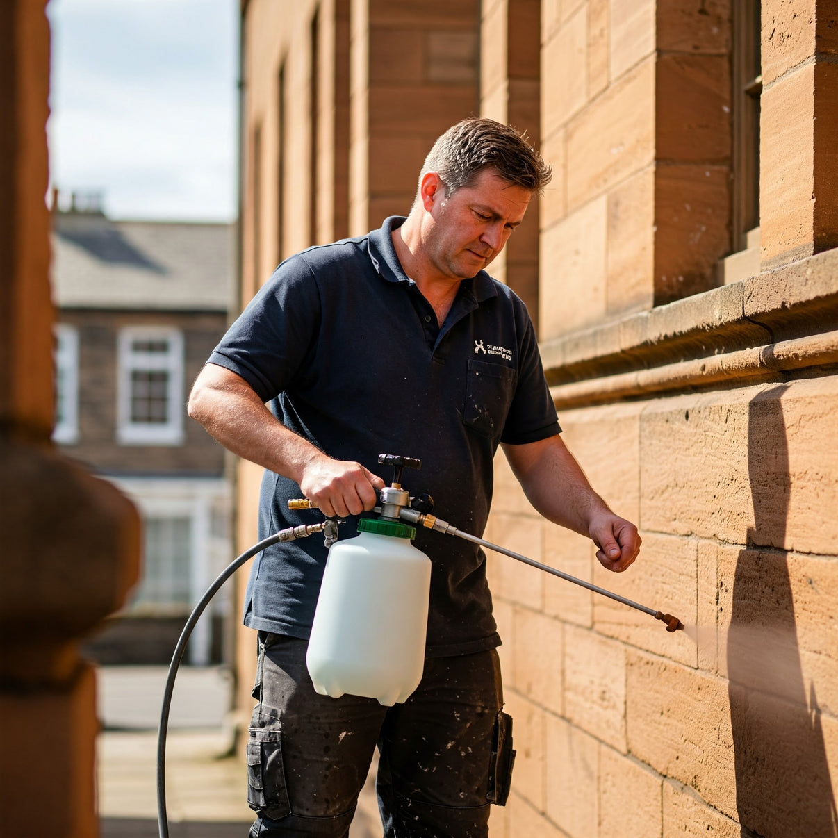 Masonry Sealer - Natural-Look Brick & Stone Silane Siloxane Water Repe ...